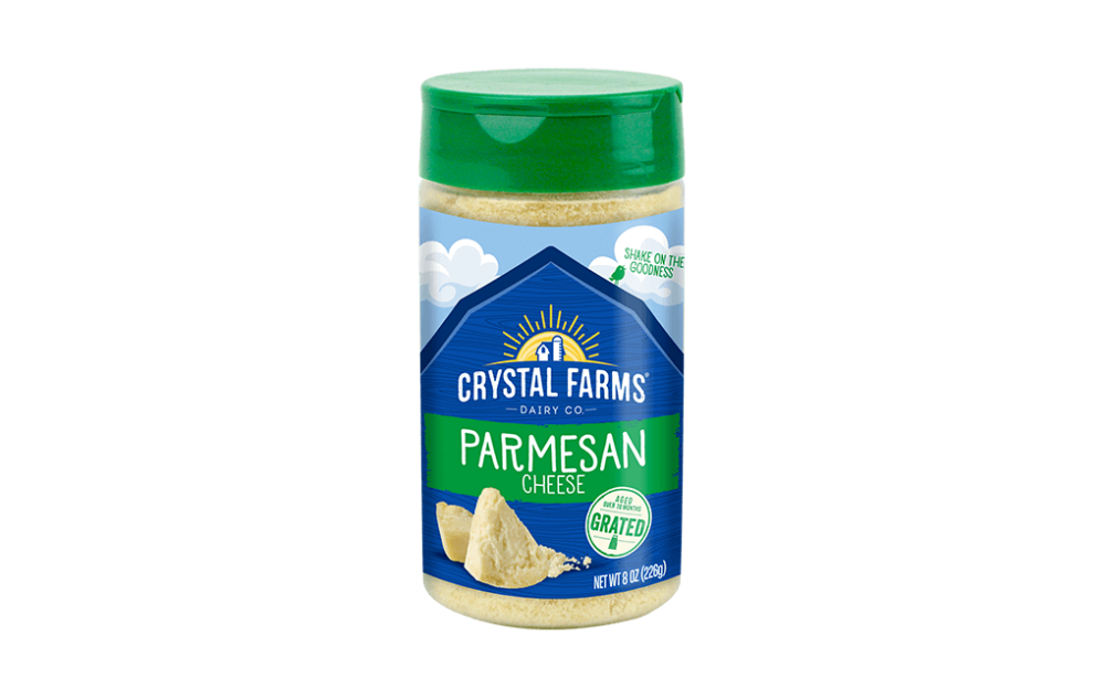 Grated Parmesan Shaker - 8 oz. | Crystal Farms