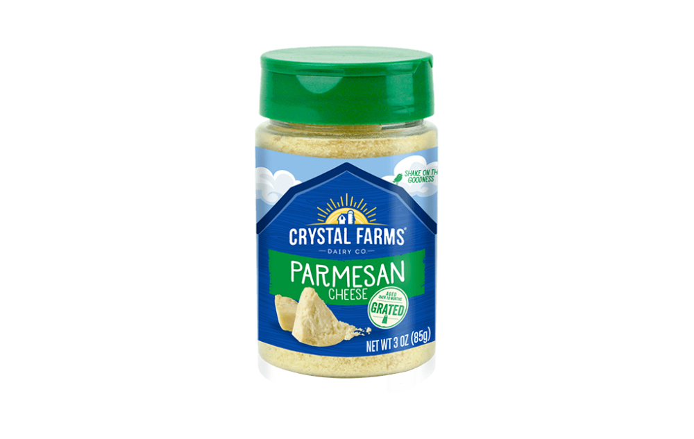 Grated Parmesan Shaker - 3 oz. | Crystal Farms