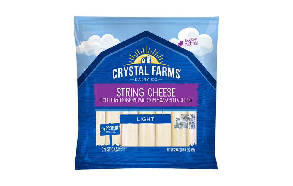 Light String Cheese | Crystal Farms