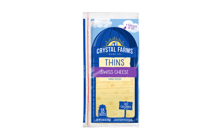 Swiss Natural Thin Sliced Cheese | Crystal Farms
