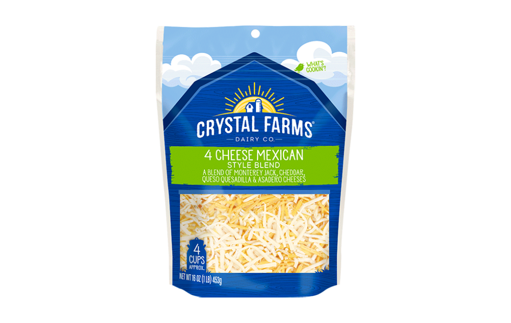 Mozzarella Shredded Cheese | Crystal Farms