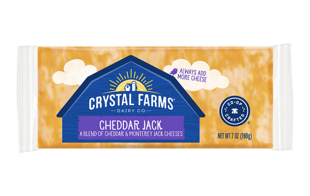 Cheddar Jack Cheese | Crystal Farms