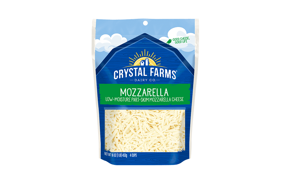 Mozzarella Finely Shredded Cheese | Crystal Farms