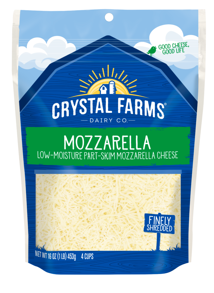 Mozzarella Finely Shredded Cheese | Crystal Farms