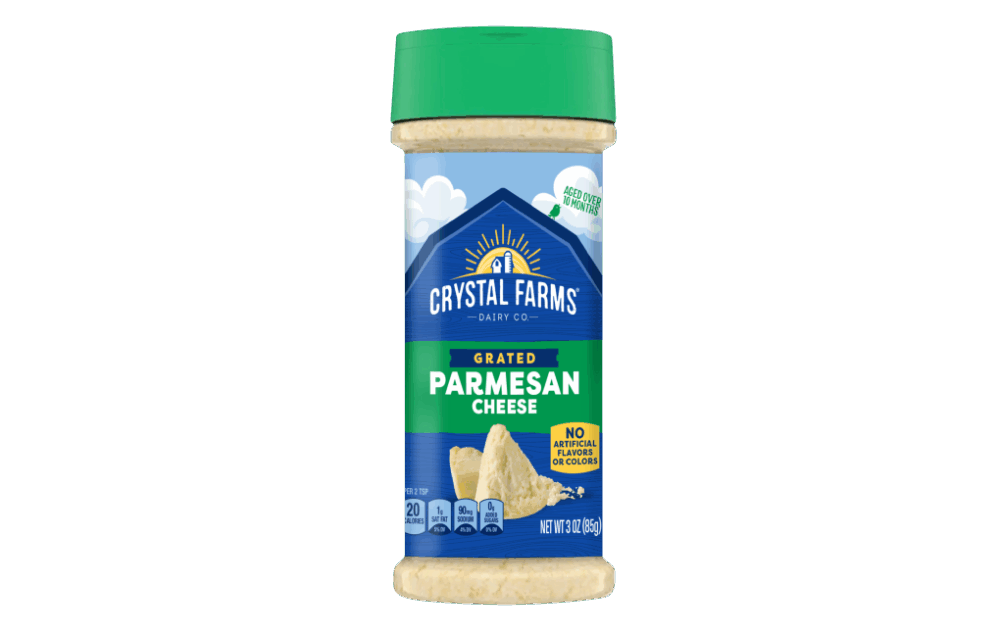 Grated Parmesan Shaker - 8 oz. | Crystal Farms
