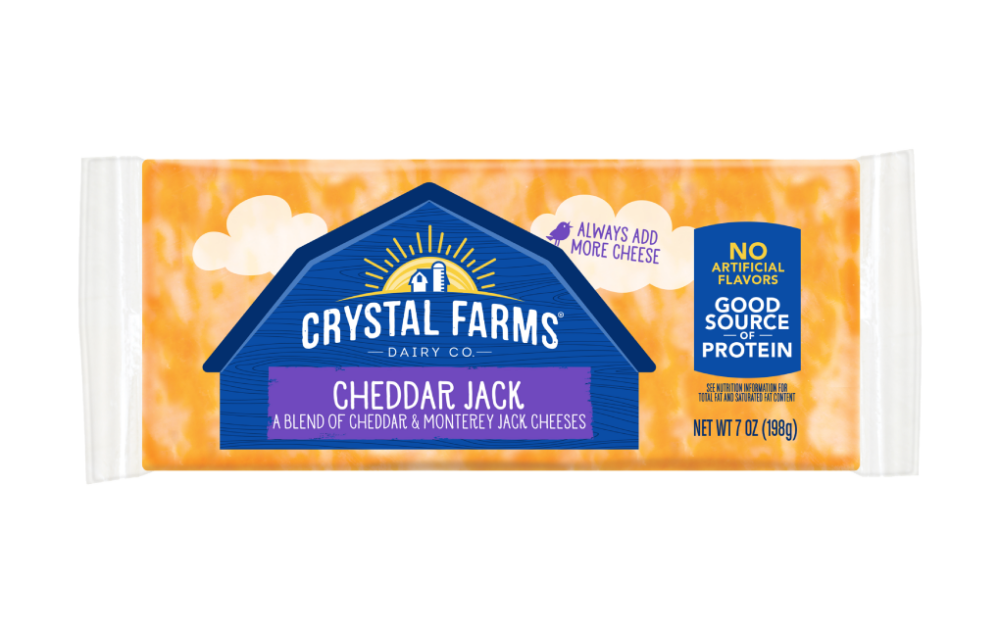 Cheddar Jack Cheese | Crystal Farms