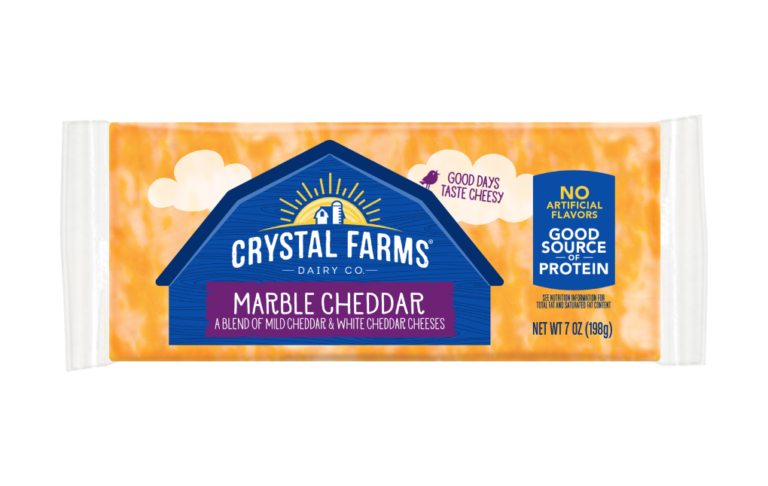 Marble Cheddar cheese | Crystal Farms