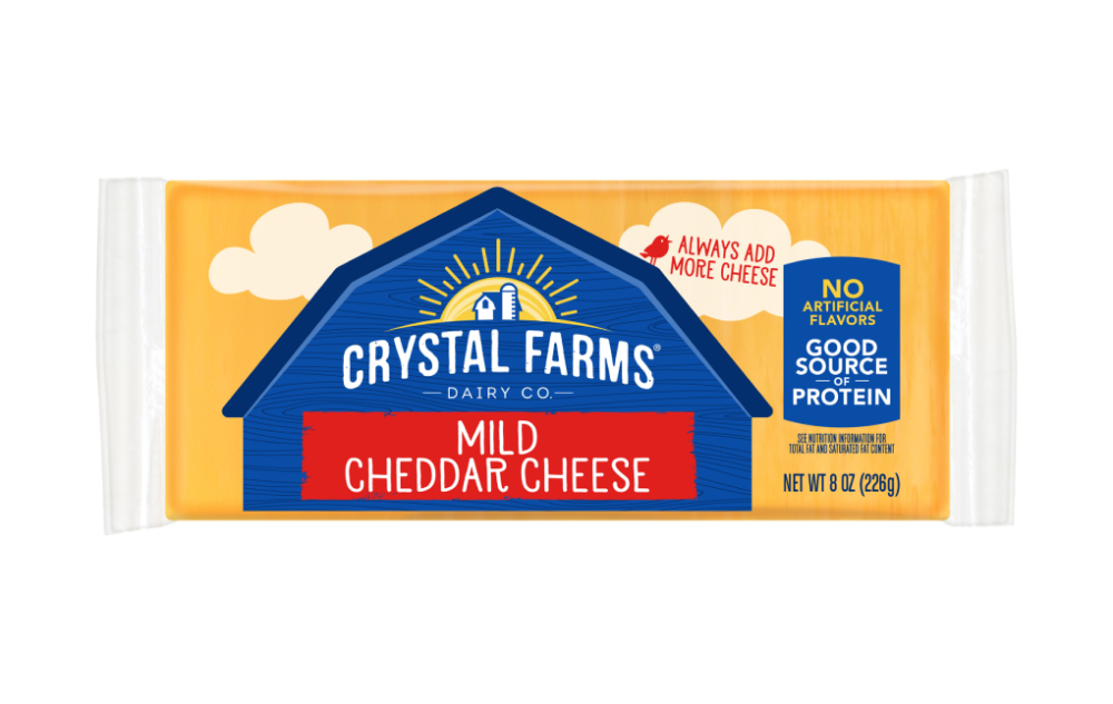 Mild Cheddar Cheese | Crystal Farms