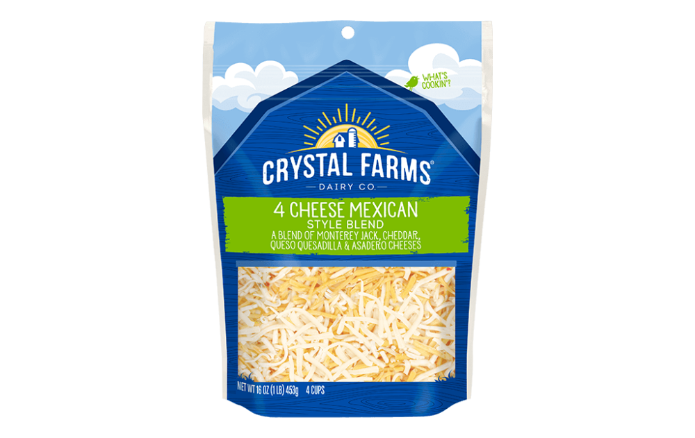 Mozzarella Shredded Cheese | Crystal Farms